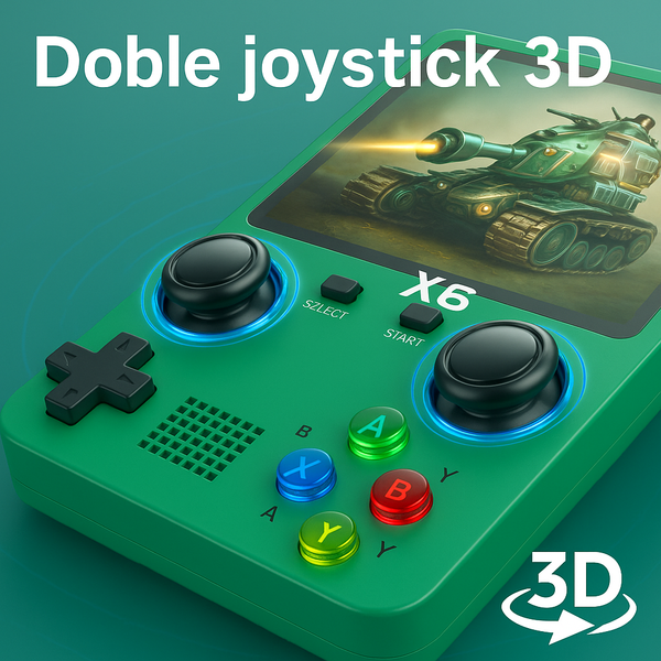 🎮 Consola de juegos portátil X6 – ¡Revive la nostalgia! – Nebula Venezuela