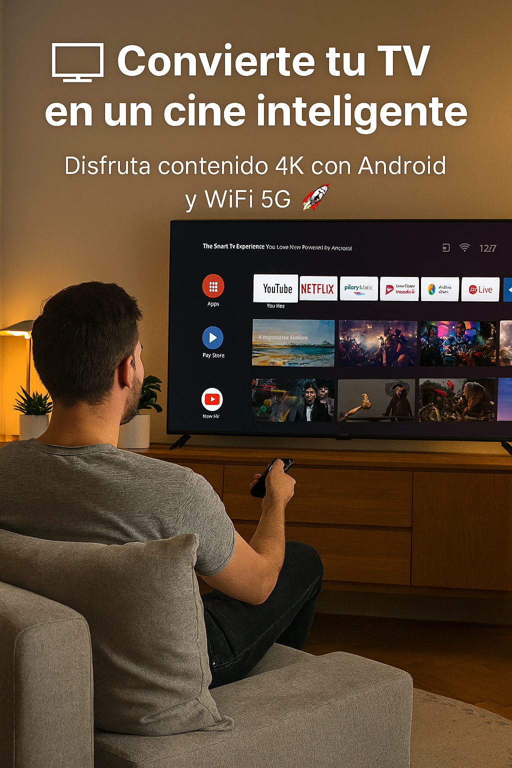 TV BOX ANDROID ULTRA POTENTE - MXQ Pro 4K 5G – Nebula Venezuela